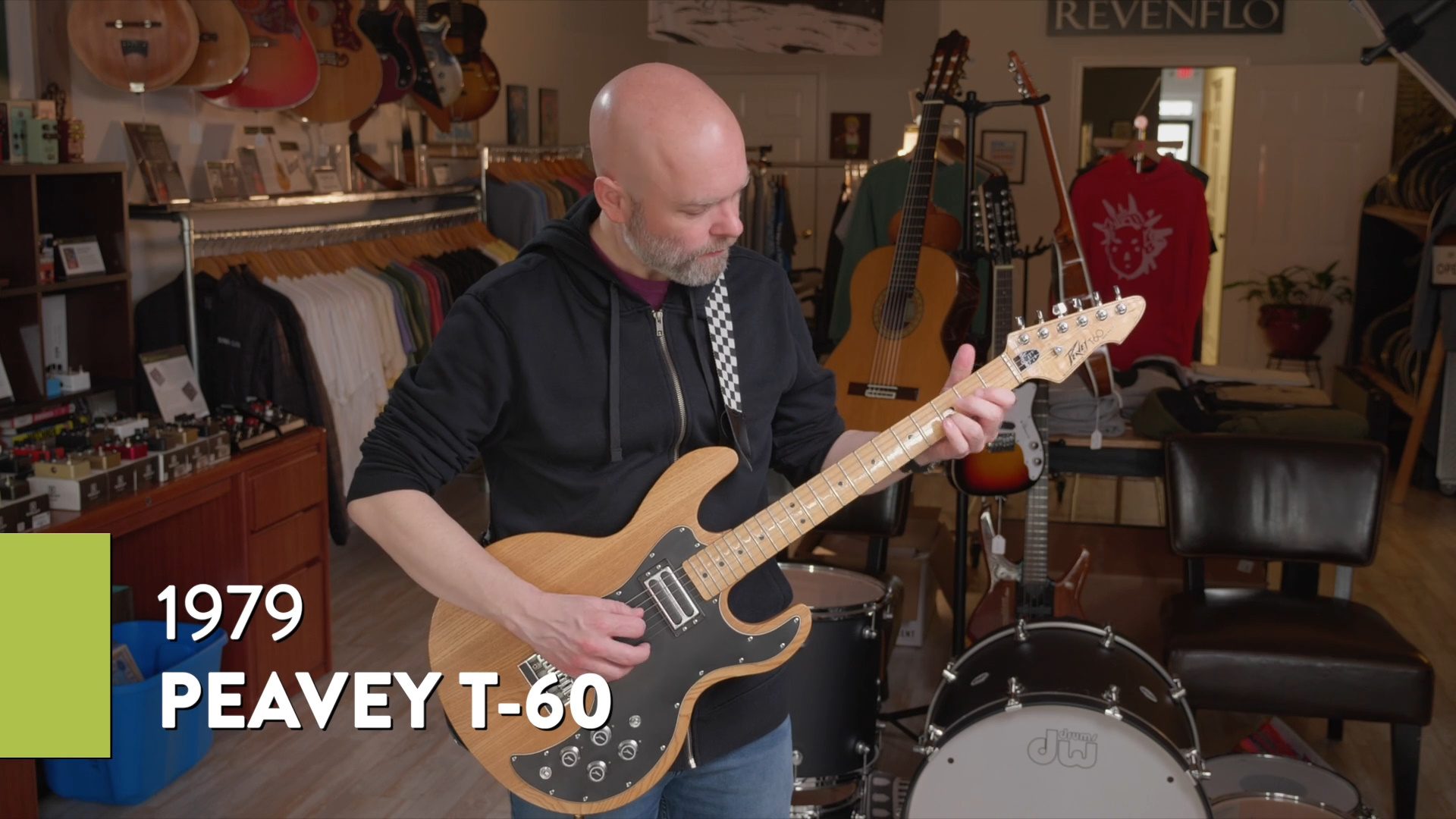 Demo of a 1979 Peavey T-60 Electric Guitar | The Local Pickup