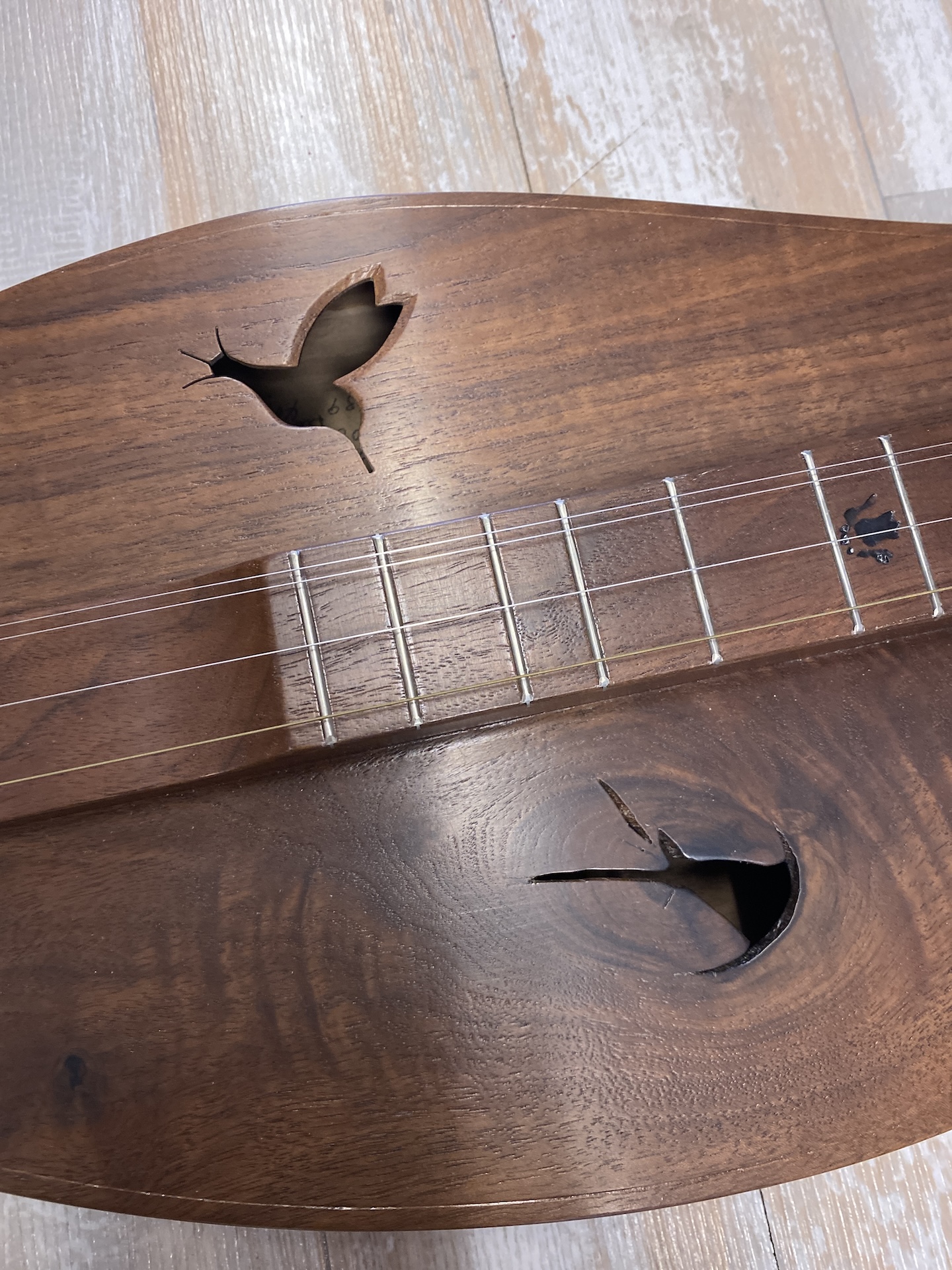 2003 Warren A. May 23.5" Scale 4-string Appalachian Mountain Dulcimer ...